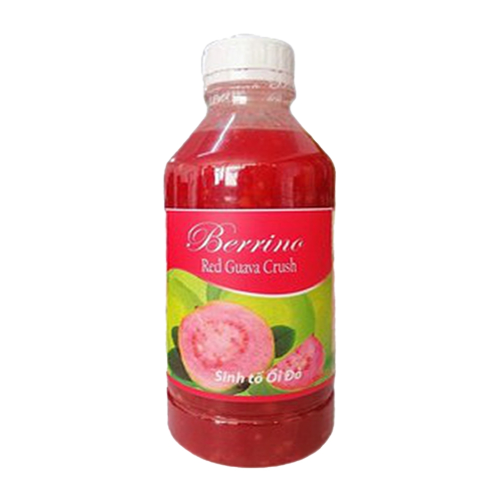 SINH TỐ ỔI HỒNG BERRINO CHAI 1000ML